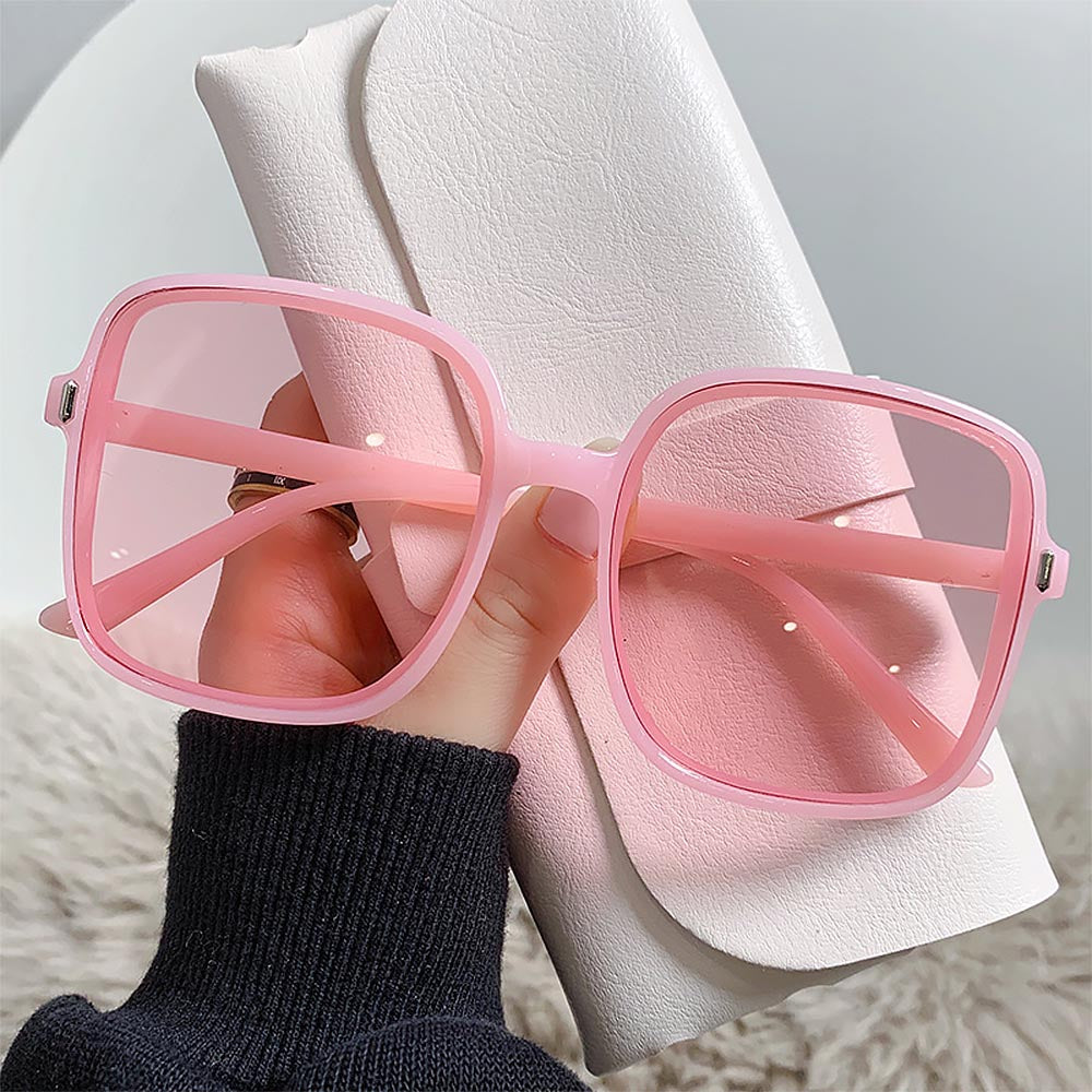 Fashionable Square Gradient Sunglasses | ZAKAPOP Ladies' Trendy UV ...