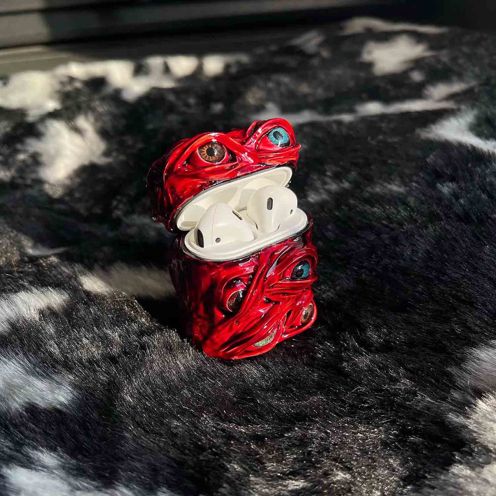 Gothic Devil Eyes Handmade AirPods Case ( Customizable ) | ZAKAPOP ...
