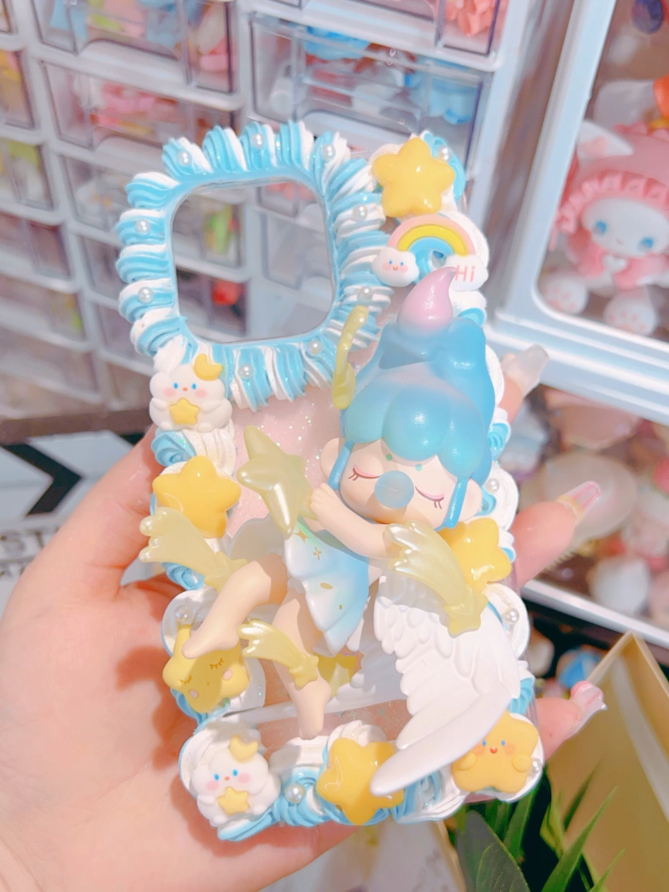 Handcrafted Dreamy Fairy Doll Cream Phone Case (Customizable) | ZAKAPOP ...