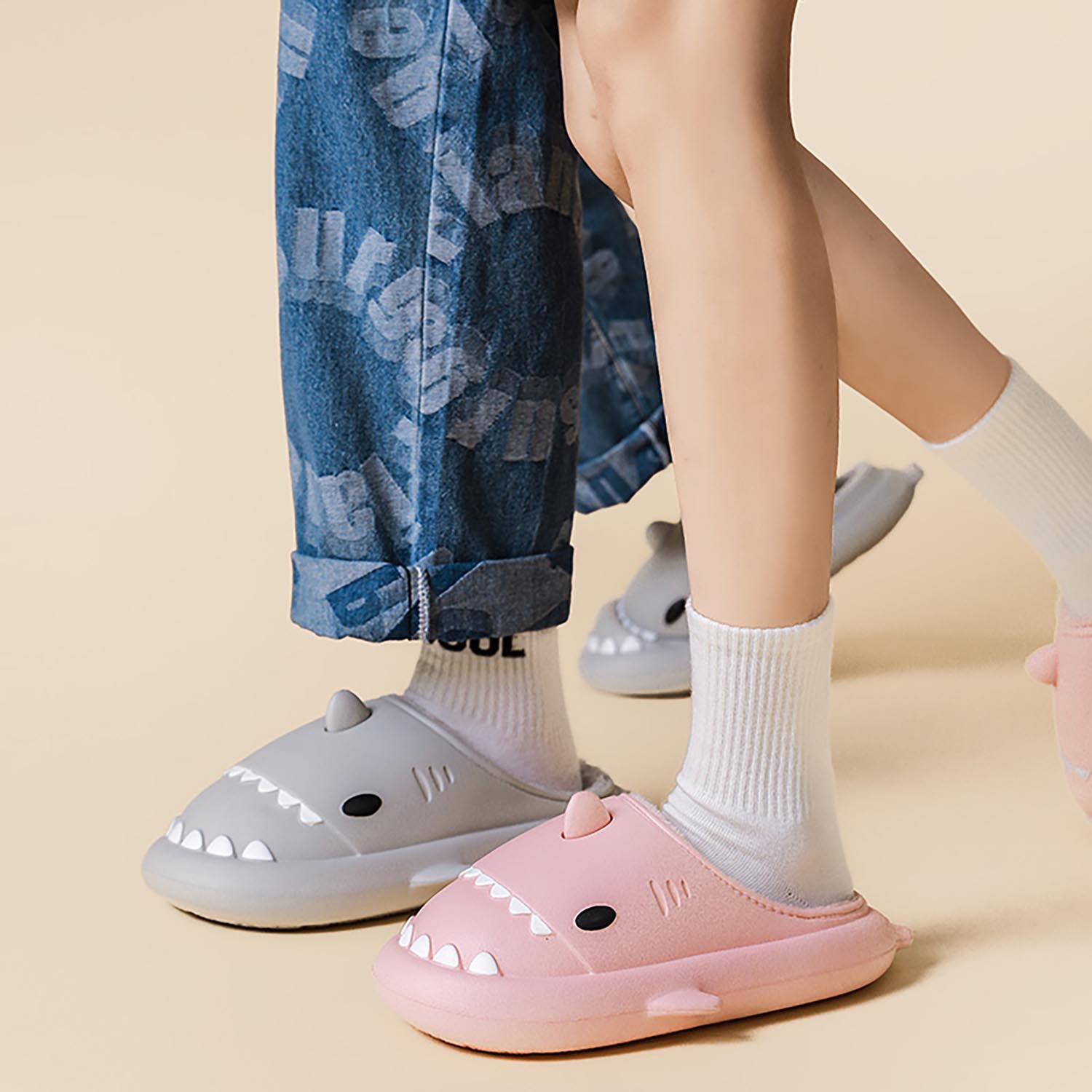 Original Women's Shark Slides | Shark Slippers For Adults | Men's Shark ...