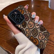 Phone Case With Bitter Smile Expression Graphic For iPhone | ZAKAPOP ...