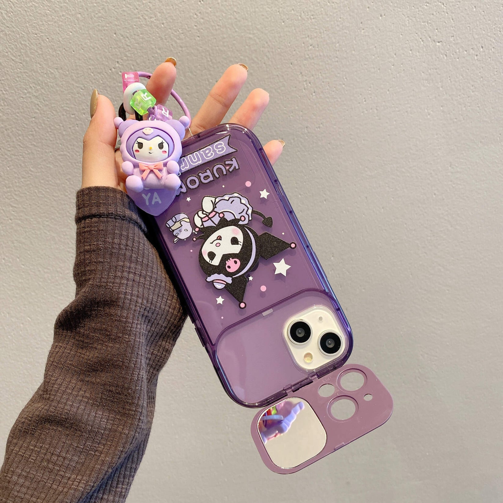 Kawaii Lucky Girl Kuromi Phone Case for iPhone | ZAKAPOP | iPhone 15 Case