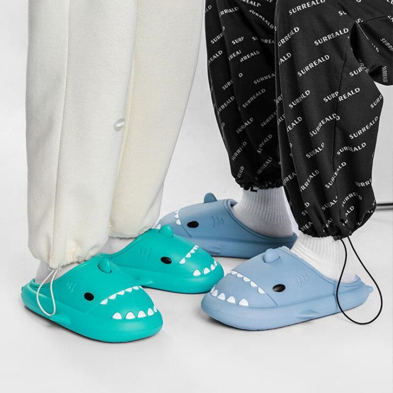 Original Women's Shark Slides | Shark Slippers For Adults | Men's Shark ...